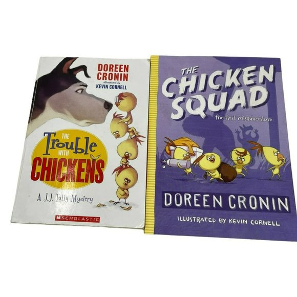 Other | Set Of Two Books The Trouble W Chickens The Chicken Squad By ...